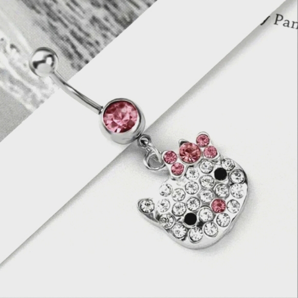 Hello Kitty | Jewelry | Hello Kitty Stainless Steel Bedazzled ...
